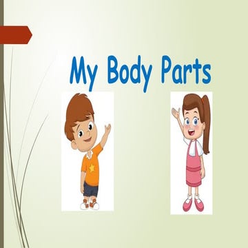 My Body Parts, Human body parts in english | PPTX