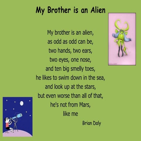 My brother is an alien | PPTX