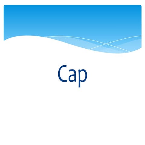 My cap project | PPT