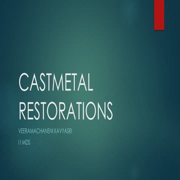 Bevels and flares in dental restoration | PPT