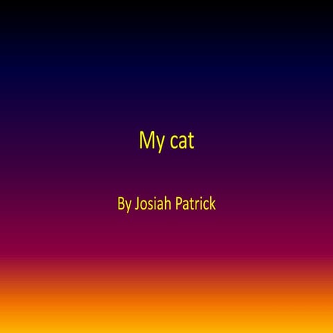 My cat jp | PPT