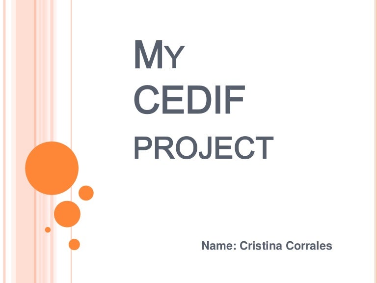 My cedif proyect