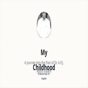 My Childhood by - TS Board Class 10.pptx