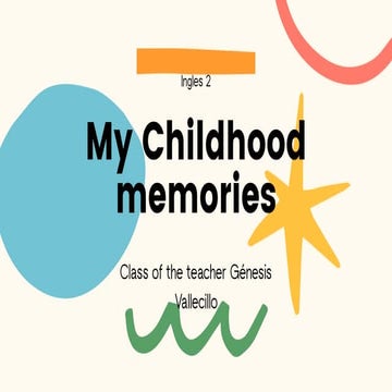 My Childhood memories Brian Yahir García Espinal.pptx