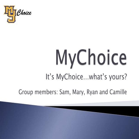 My choice Powerpoint | PPTX