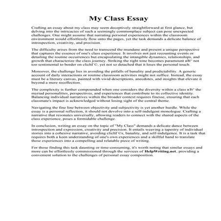 My Class Essay.pdf