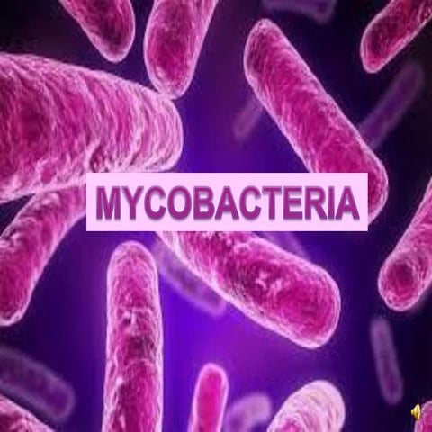 Mycobacterium Morphology, Properties, Classification, and Causative ...
