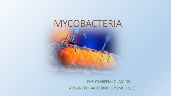 Mycobacterium tuberculosis(Microbiology) | PPT