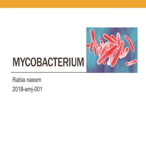 Mycobacterium | PPTX