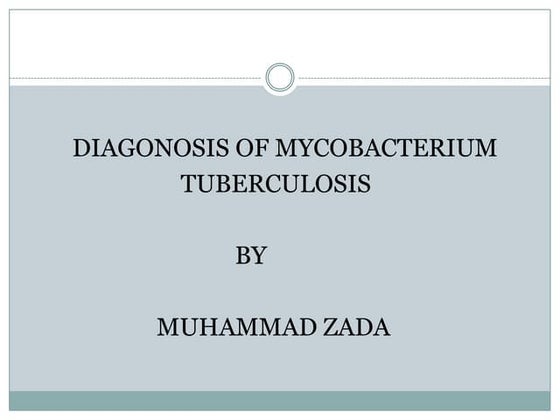 Mycobacterium tuberculosis(Microbiology) | PPTX | Infectious Diseases ...