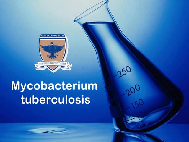 Mycobacterium tuberculosis(Microbiology) | PPTX