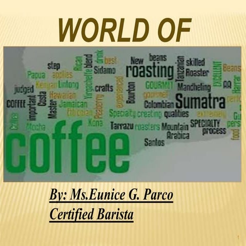 Coffee - Basic Introduction | PDF