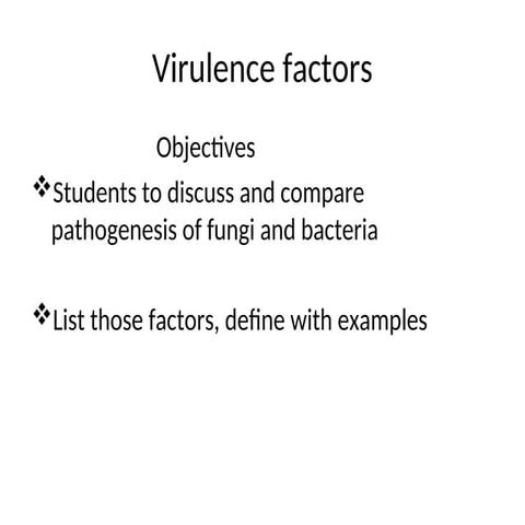 Mycology_Virulence factors ppt181000.ppt