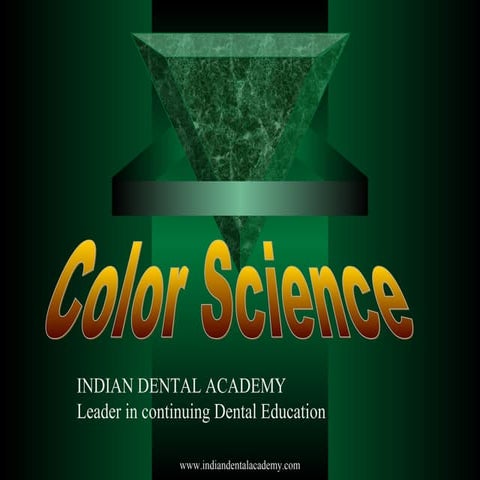 Colour and Shade Selection in dental practise | PPT