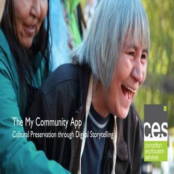 My community app presentation 2014 | PPT