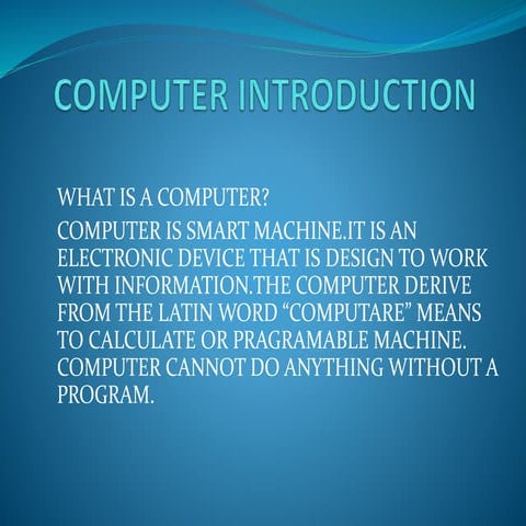 My computer(1) | PPTX