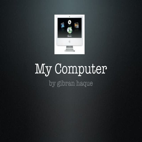 My Computer Powerpoint | PPT