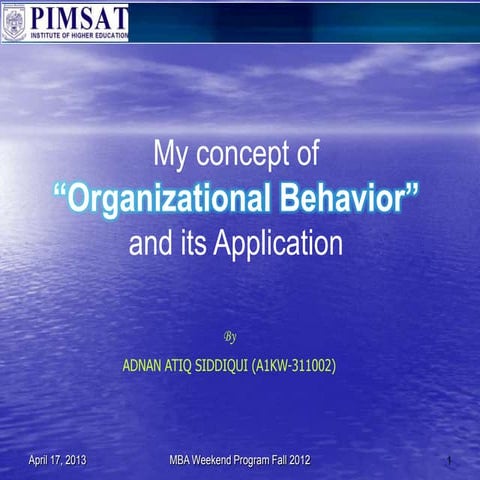 Ob1 unit 2 chapter - 6 - ob models | PDF