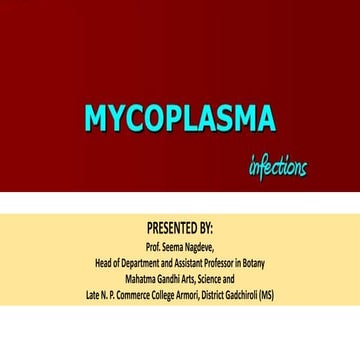 Mycoplasma | PPTX