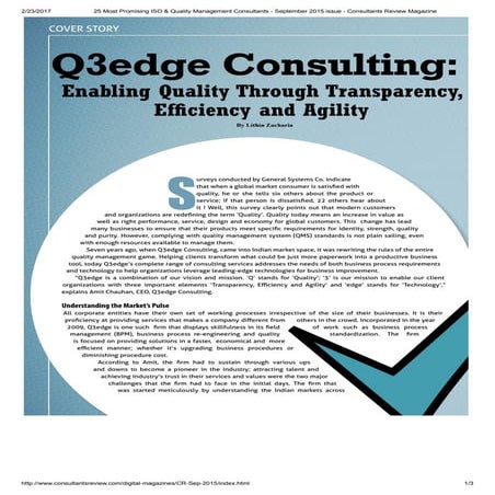 Consultant Review Magazine | PDF