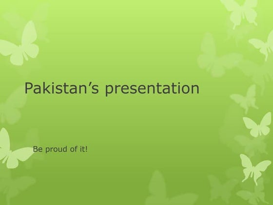 Independence Day of Pakistan | PPTX