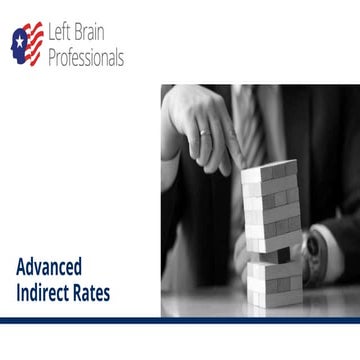 ProPricer Webinar: The Strategic Side of Indirect Rates | PPTX