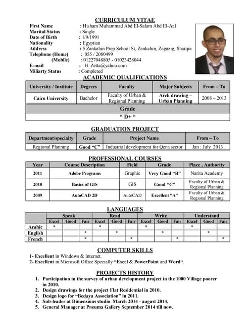 Mostafa ramzi's CV | PDF