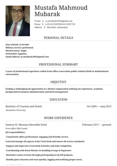Michael CV | PDF