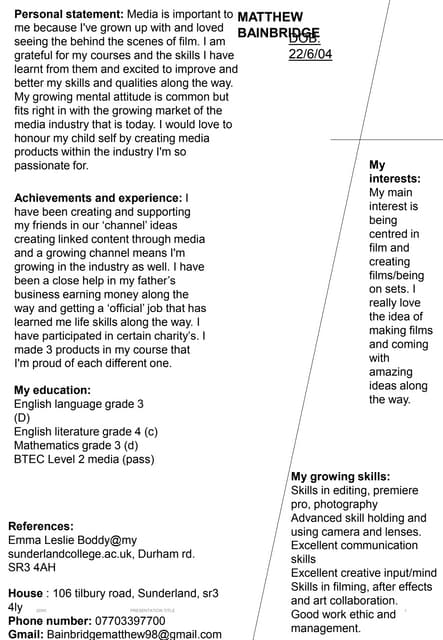 Creating a showreel.pptx | Video Production | Content Production
