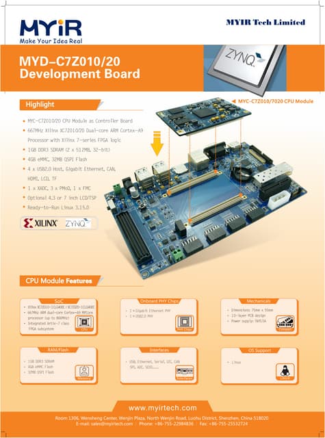 Atmel SAMA5D3 Development Boards and CPU Modules | PDF