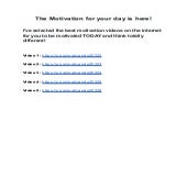 Motivation for your day! | PDF