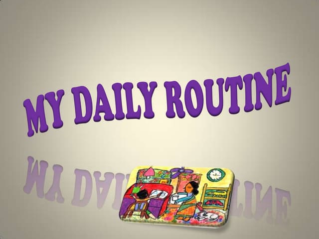 Daily routine | PPTX