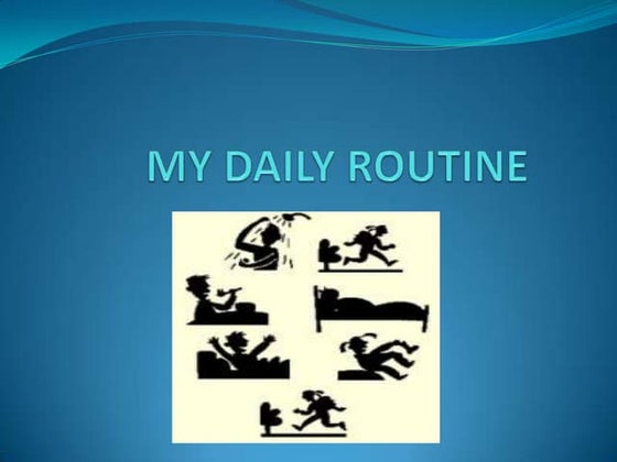 daily routine | PPT