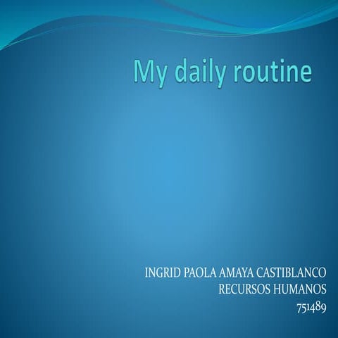 Daily Routines Speaking Cards | DOC
