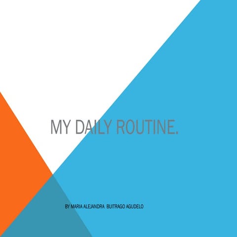 My daily routine | PPT