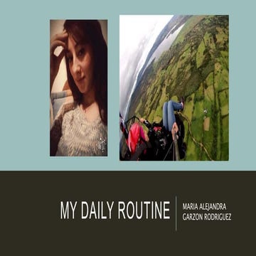 My daily routine | PPTX