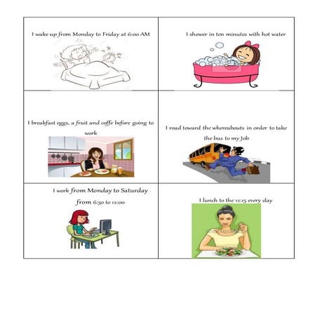 My daily routine | DOCX