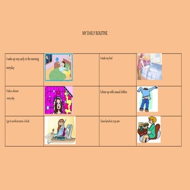 My daily routine | PPT