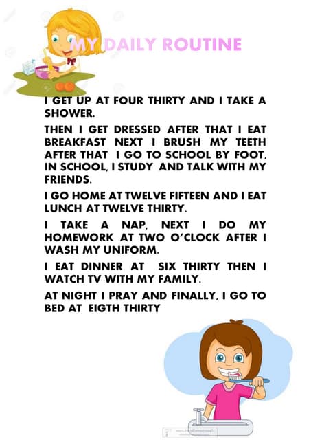 MY ROUTINE: LAURA QUINTANA SÁNCHEZ | PDF