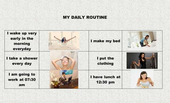 My daily routine english | DOCX | Oral care | Personal Care