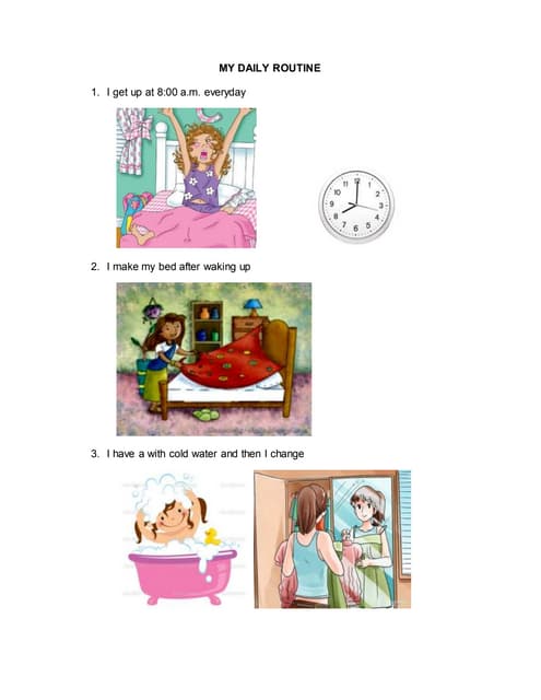 TOPIC: DAILY ROUTINE | PPT