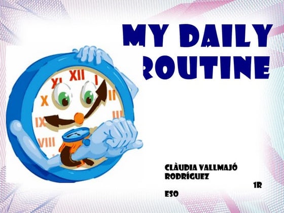 My daily routine | PPTX