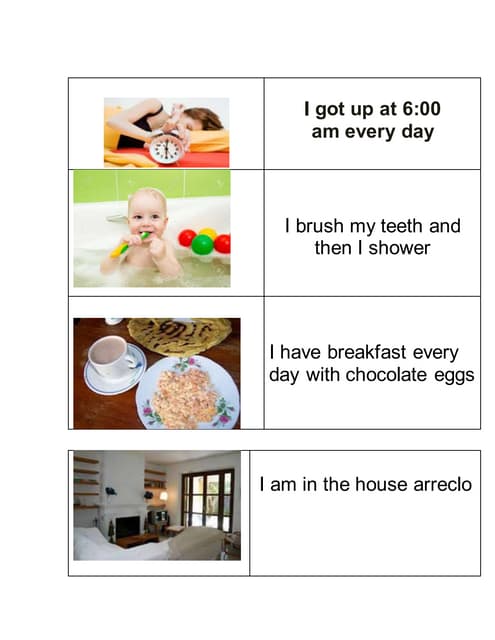 My daily routine | DOCX