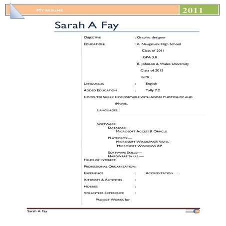 My Resume | PDF