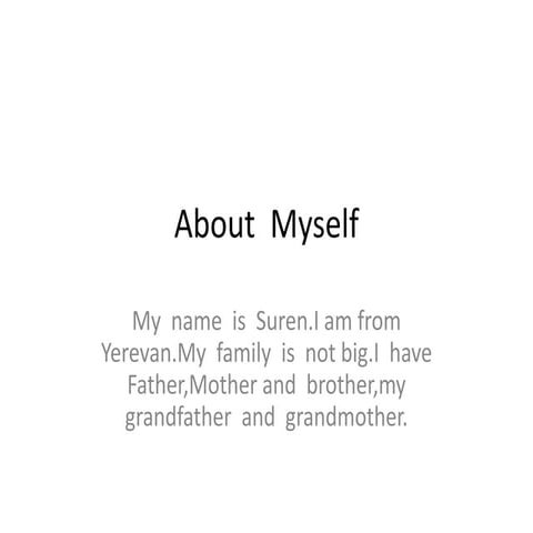 About myself | PPTX