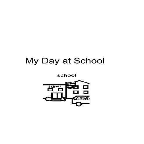 My Day at Preschool | PDF