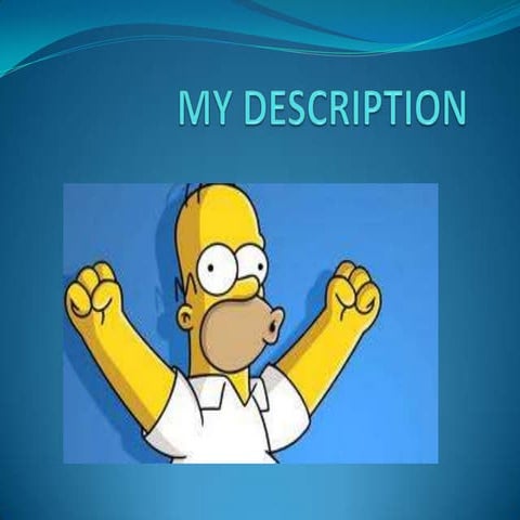 My Description Ppt