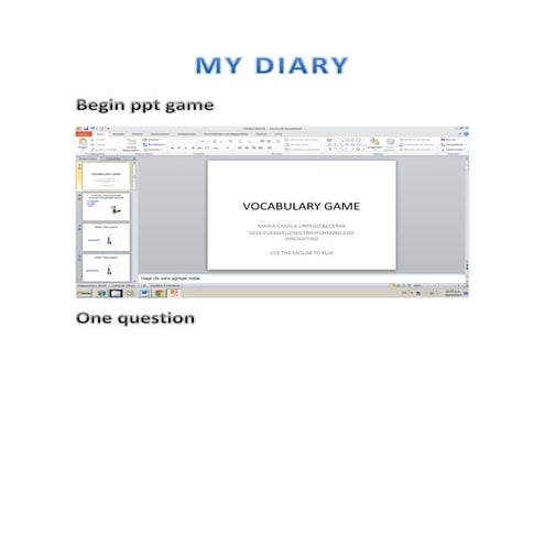 My diary | PDF | Email | Internet