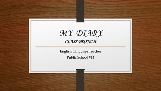 Diary | PDF