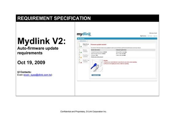 md setup wizard mockup demo | PPT